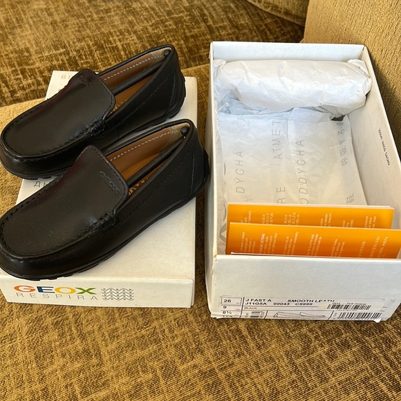 Geox | Shoes | Nwt Italian Leather Geox Driving Shoesslip On Loafers ...